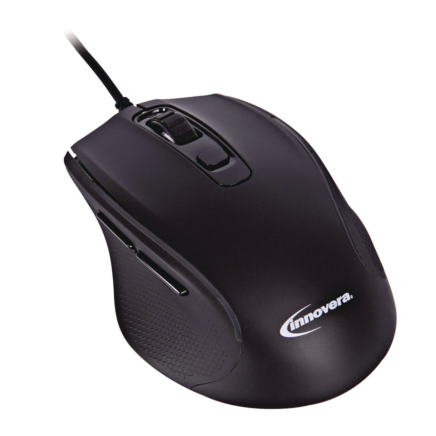 Full-Size Wired Optical Mouse Black, Right Hand Use, | Flipcost.com