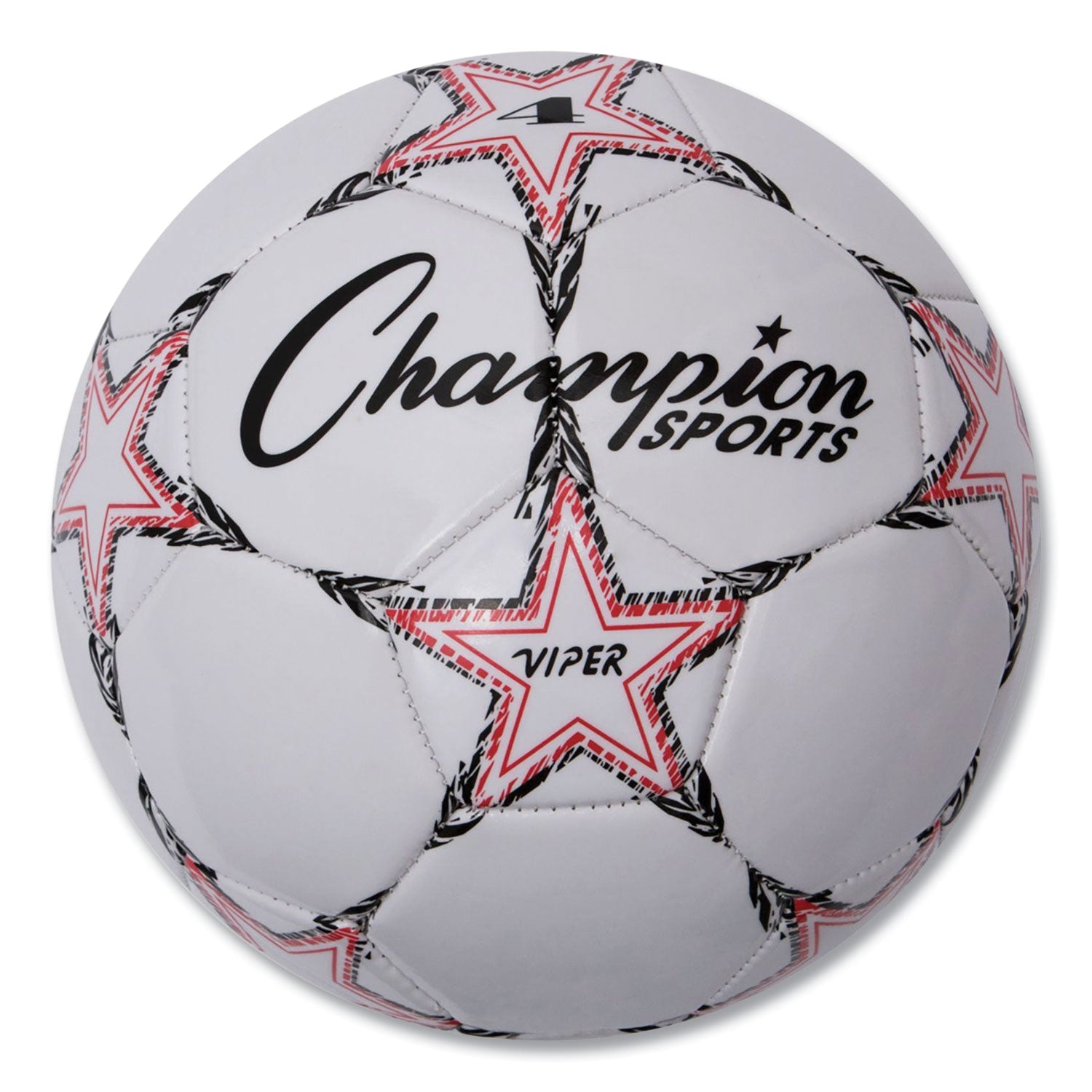 VIPER Soccer Ball No. 4 Size, White | Flipcost.com