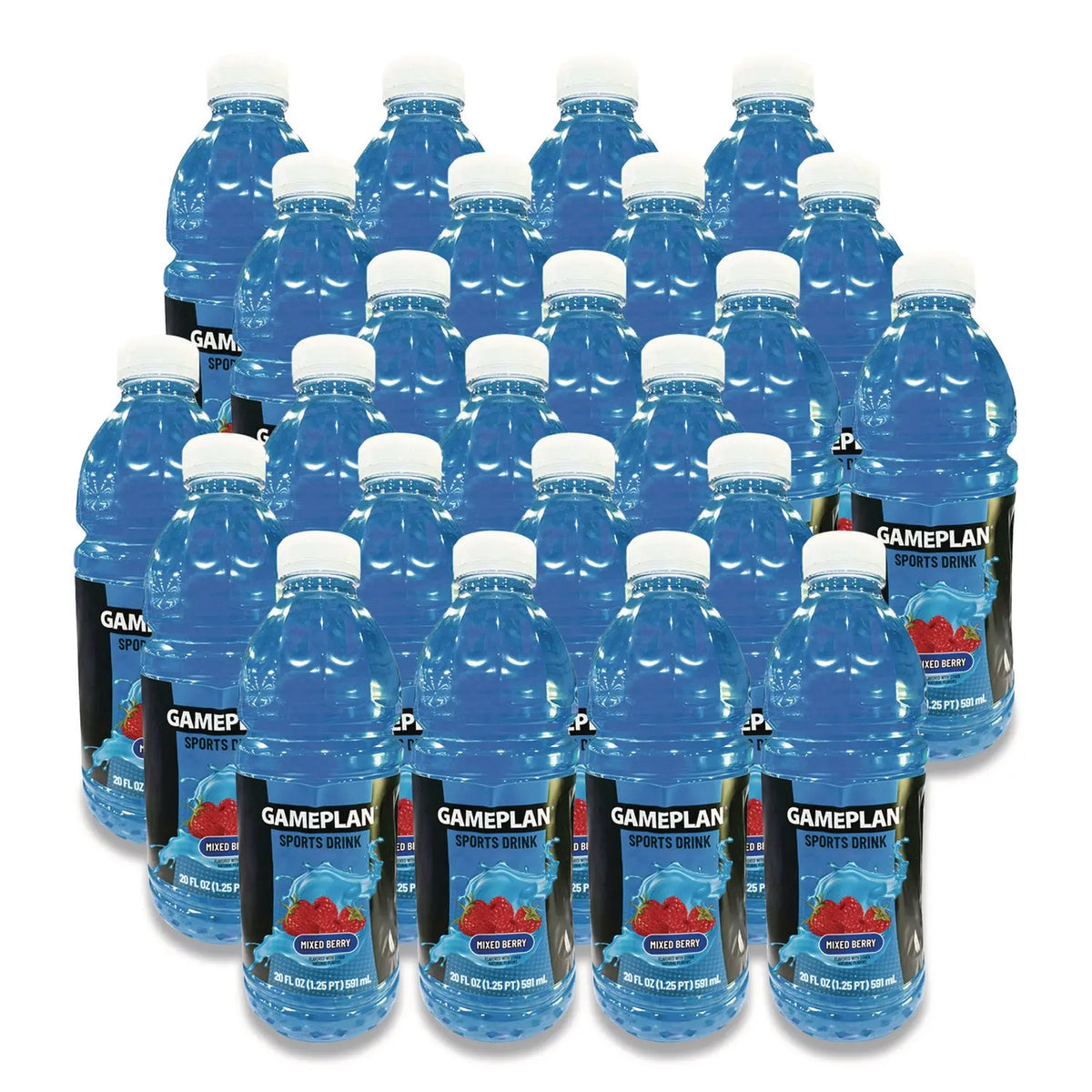 Niagara® Bottling Gameplan Sports Drink, Mixed Berry, 20 oz Bottle,